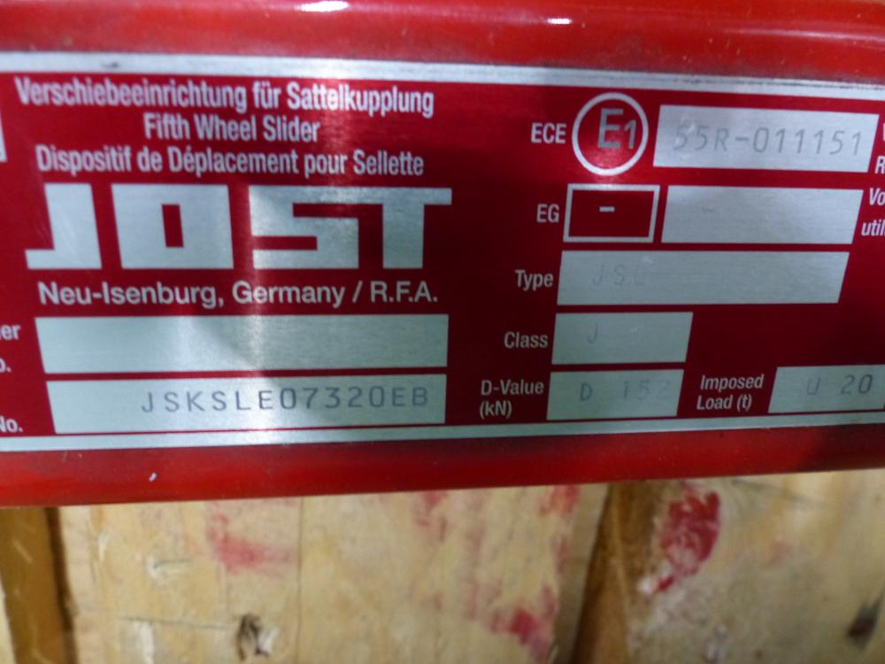 05 - Tractor equipment - Sliding 5th wheel Jost 263mm