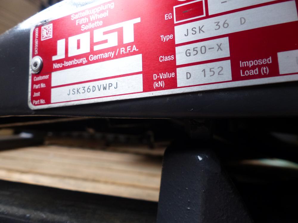 05 - Tractor equipment - JOST JSK36DV 203 mm